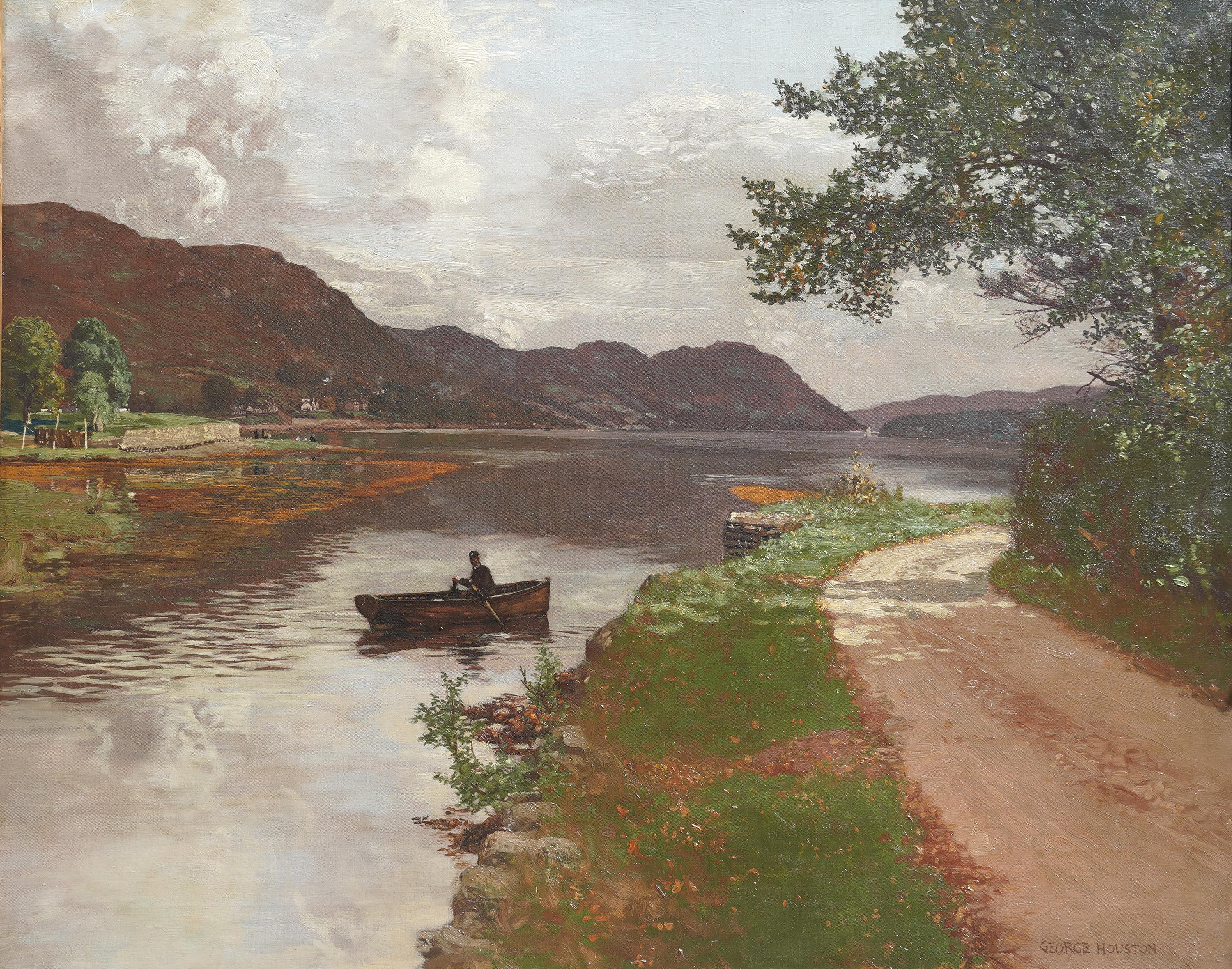 George Houston - Loch Goil Landscape, Scotland - Scottish Impressionist ...