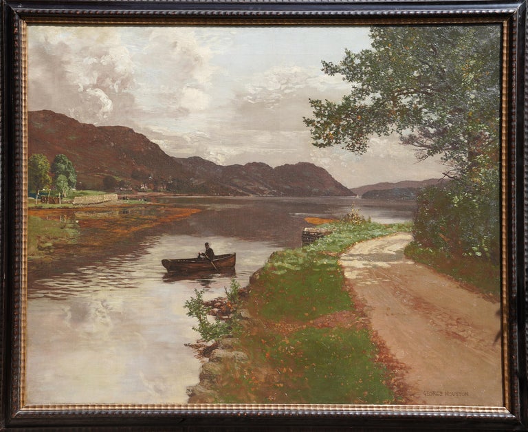 George Houston - Loch Goil Landscape, Scotland - Scottish Impressionist ...