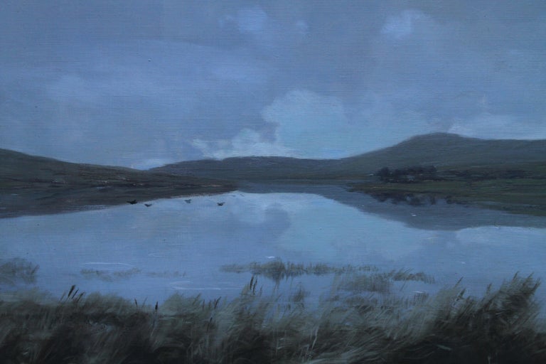 George Houston - Scottish Loch - Scottish Victorian Impressionist art ...