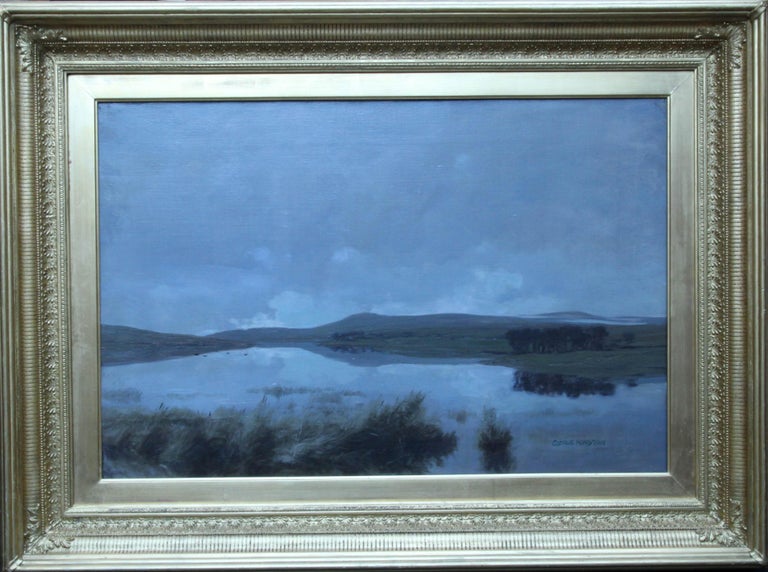 George Houston - Scottish Loch - Scottish Victorian Impressionist art ...
