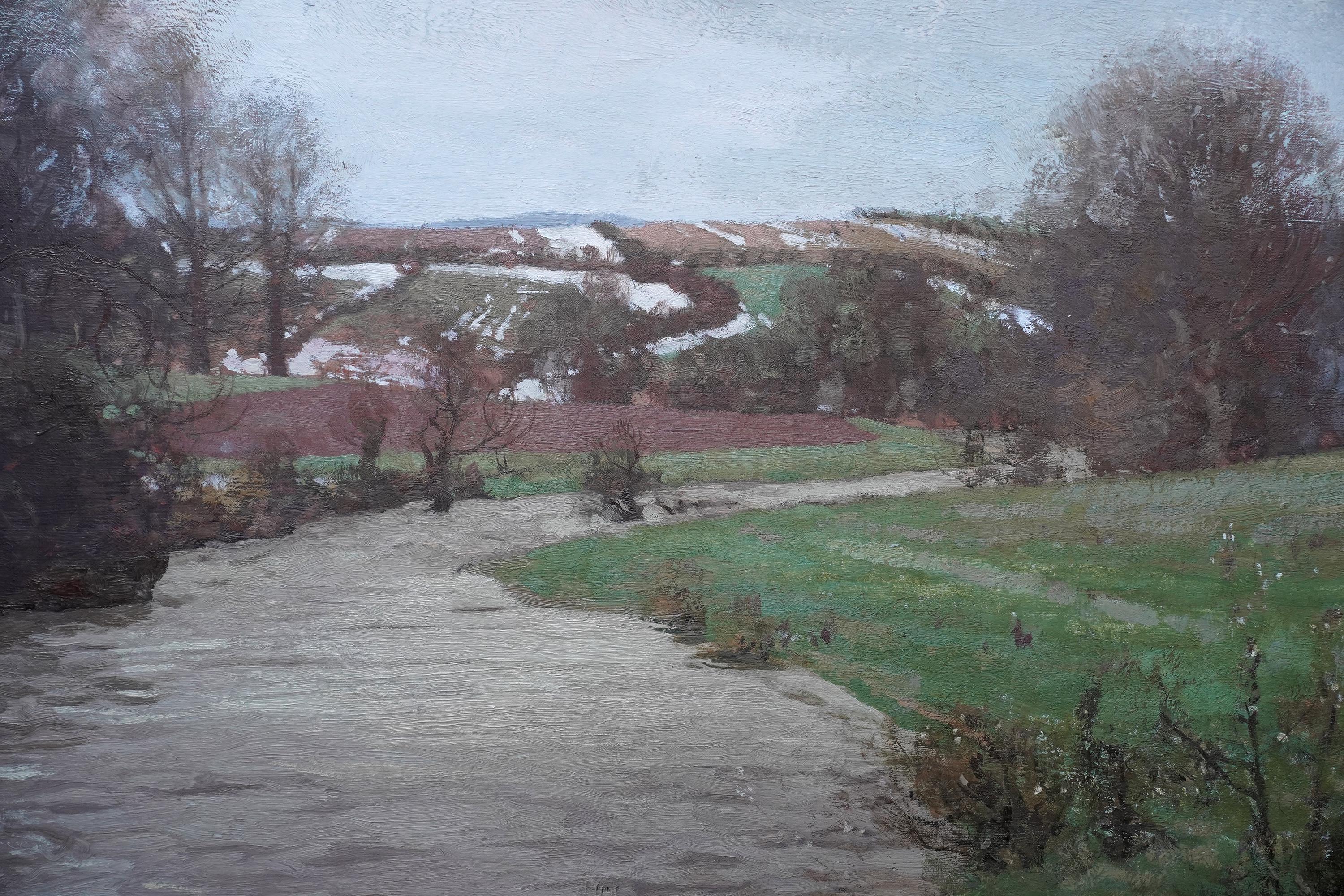 George Houston - Spring, River Ayr - Scottish Impressionist art ...