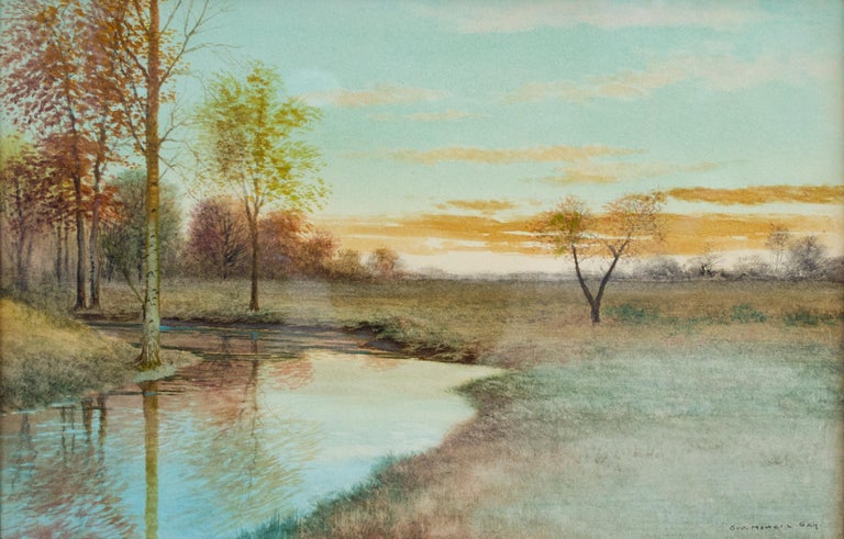 George Howell Gay - New England Watercolor by American Artist George ...