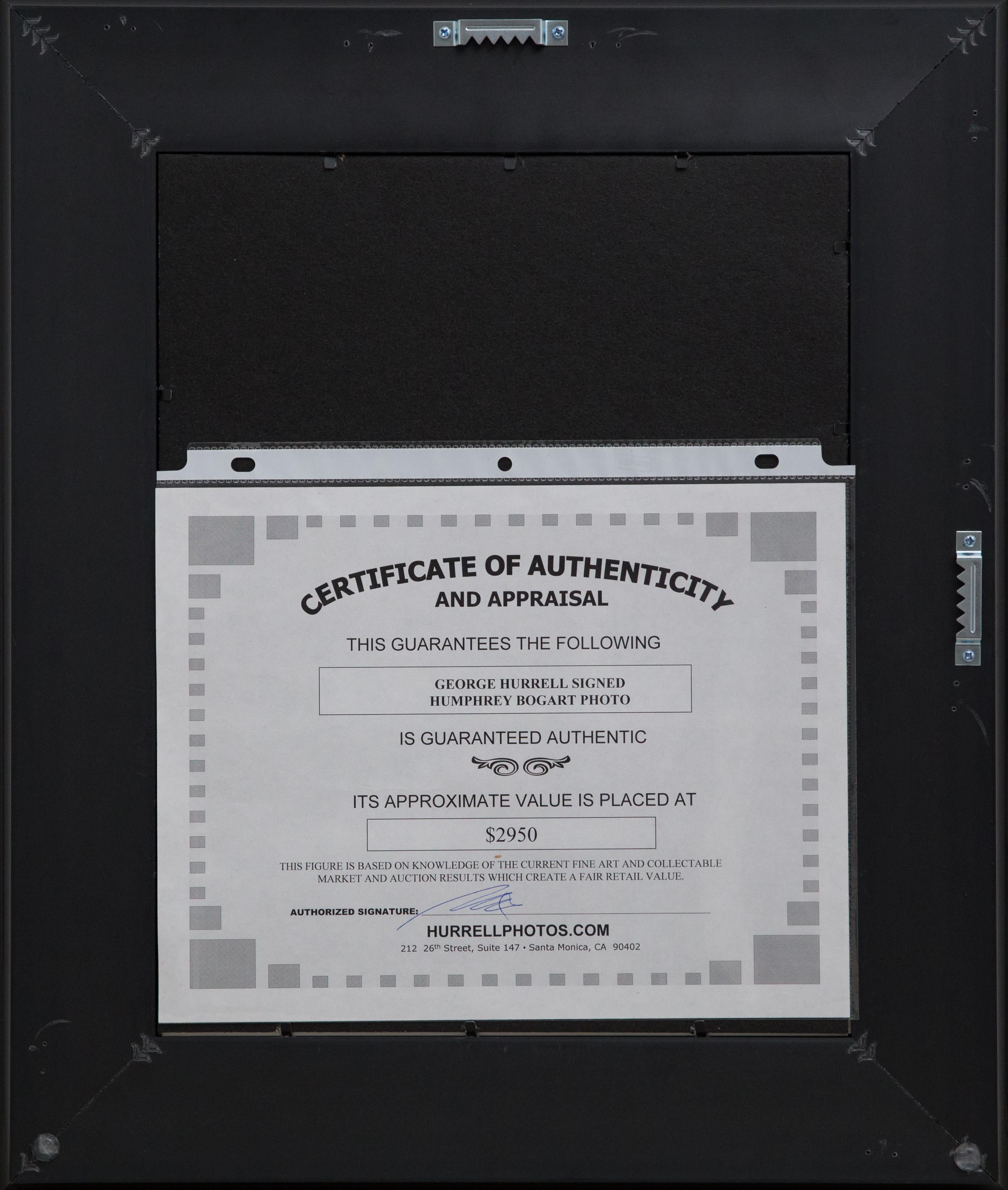 George Hurrell Original Signed Photograph of Hollywood Actor Humphrey ...