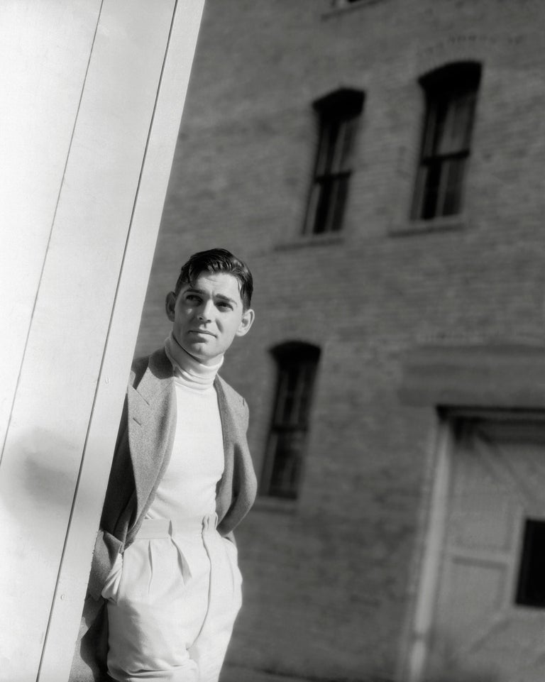 George Hurrell - Clark Gable Awesome Portrait Outdoors Globe Photos ...