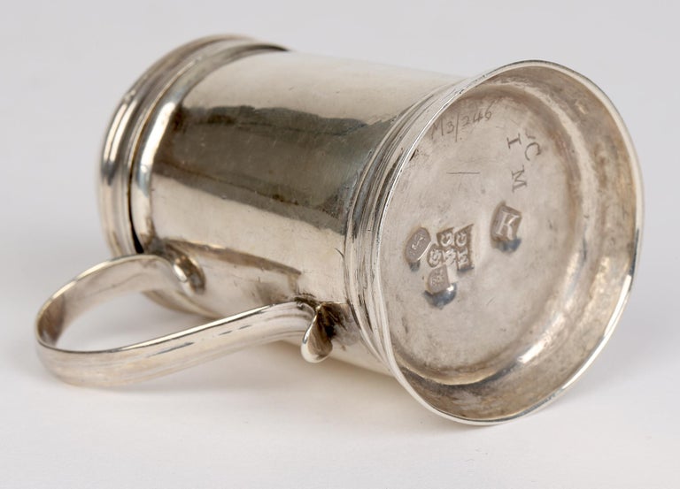 George I Armorial Silver Handled Kitchen Pepper Shaker, London, 1725 ...
