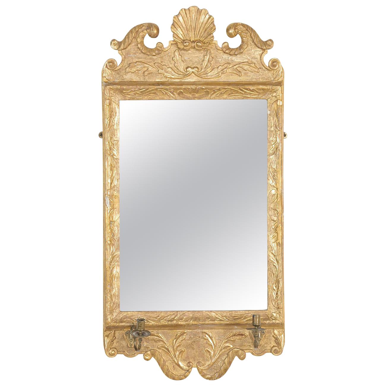 Federal Mahogany Mirror with Gilt Eagle, circa 1790 at 1stDibs