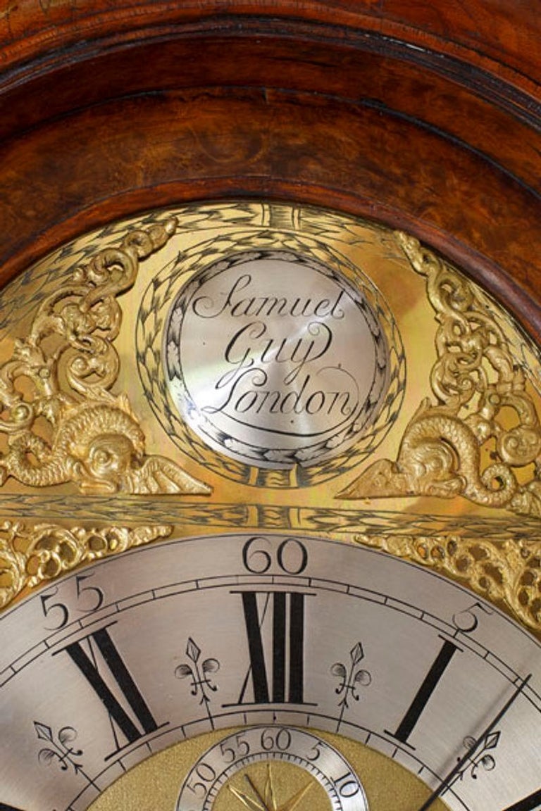 George I Longcase Clock by Samuel Guy, c.1715 For Sale at 1stDibs
