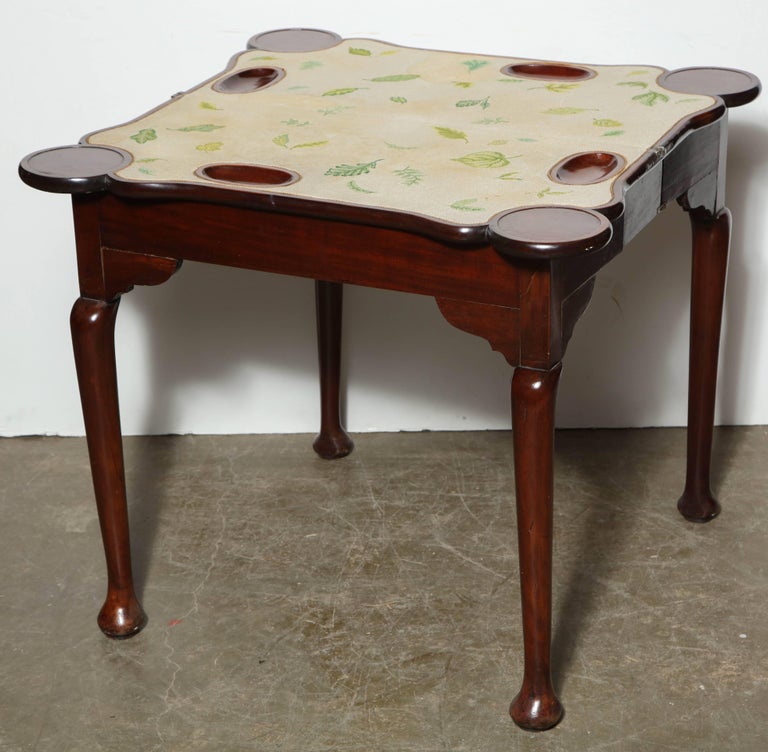 George I Mahogany Game Table For Sale at 1stDibs