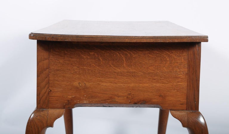 George I Oak Three-Drawer Table at 1stDibs