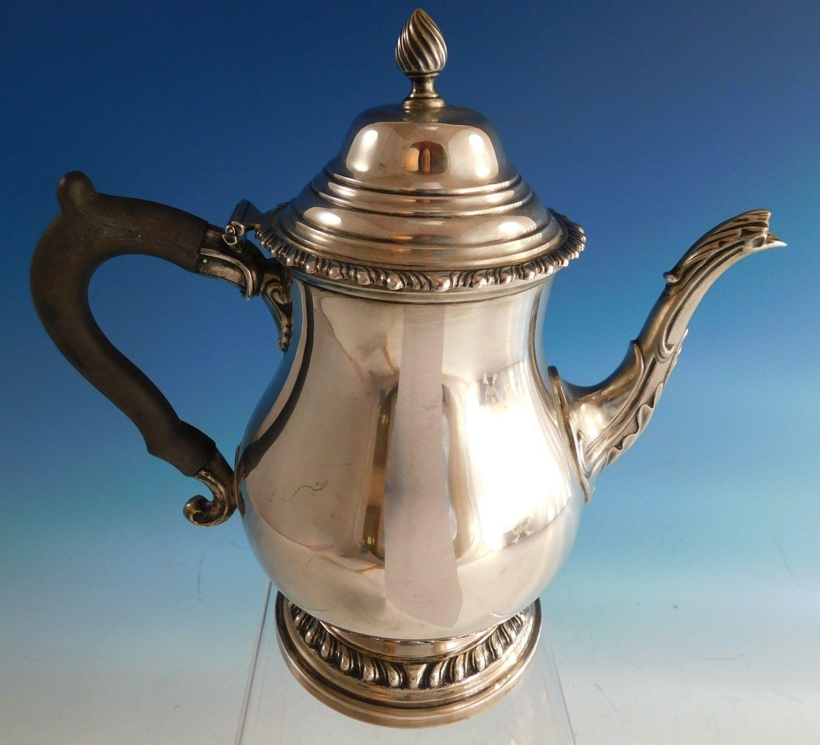 George II by Ellmore Sterling Silver Coffee Pot and Waste Set 2-Piece ...