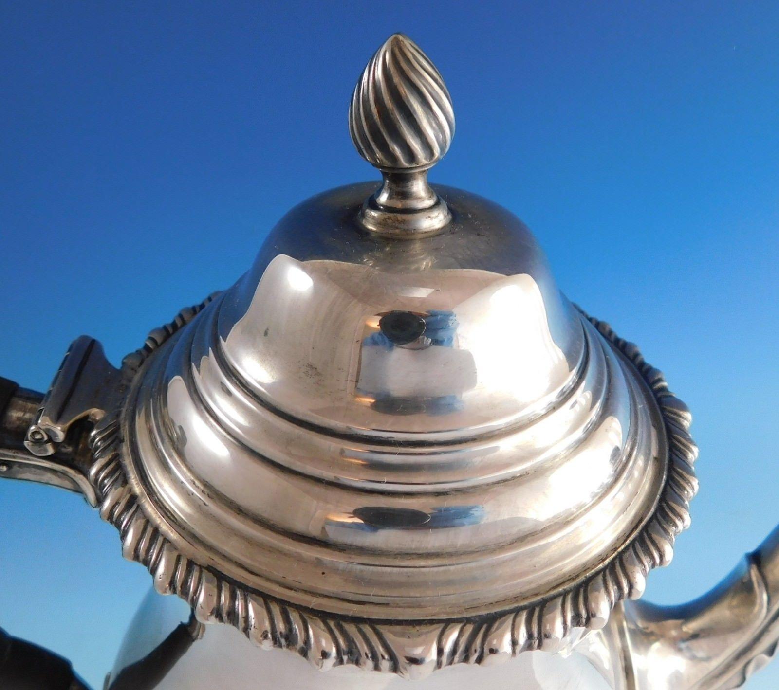 George II by Ellmore Sterling Silver Coffee Pot and Waste Set 2-Piece ...