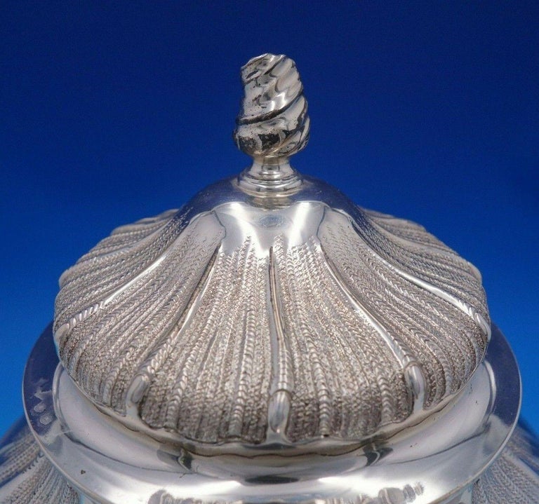 George II by Tuttle Sterling Silver Coffee Urn w/Lion Handles Paws #435 ...