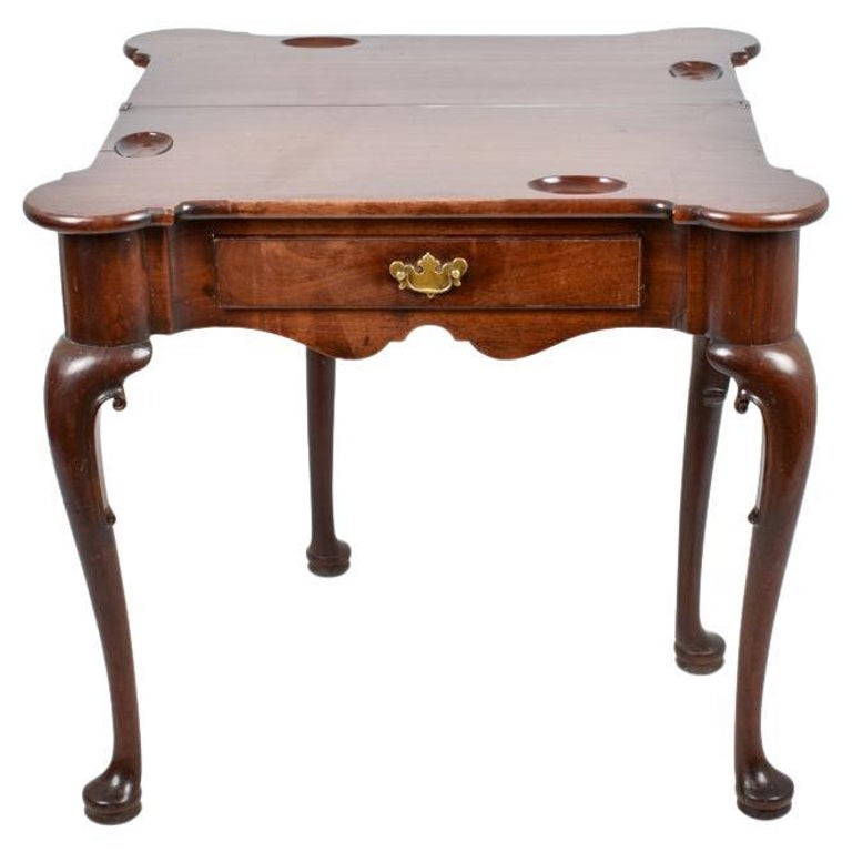 George II Irish Mahogany Fold-Out Card Table, Circa 1780 For Sale at ...