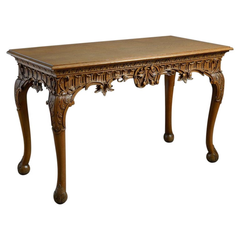 George II Oak Side Table For Sale at 1stDibs