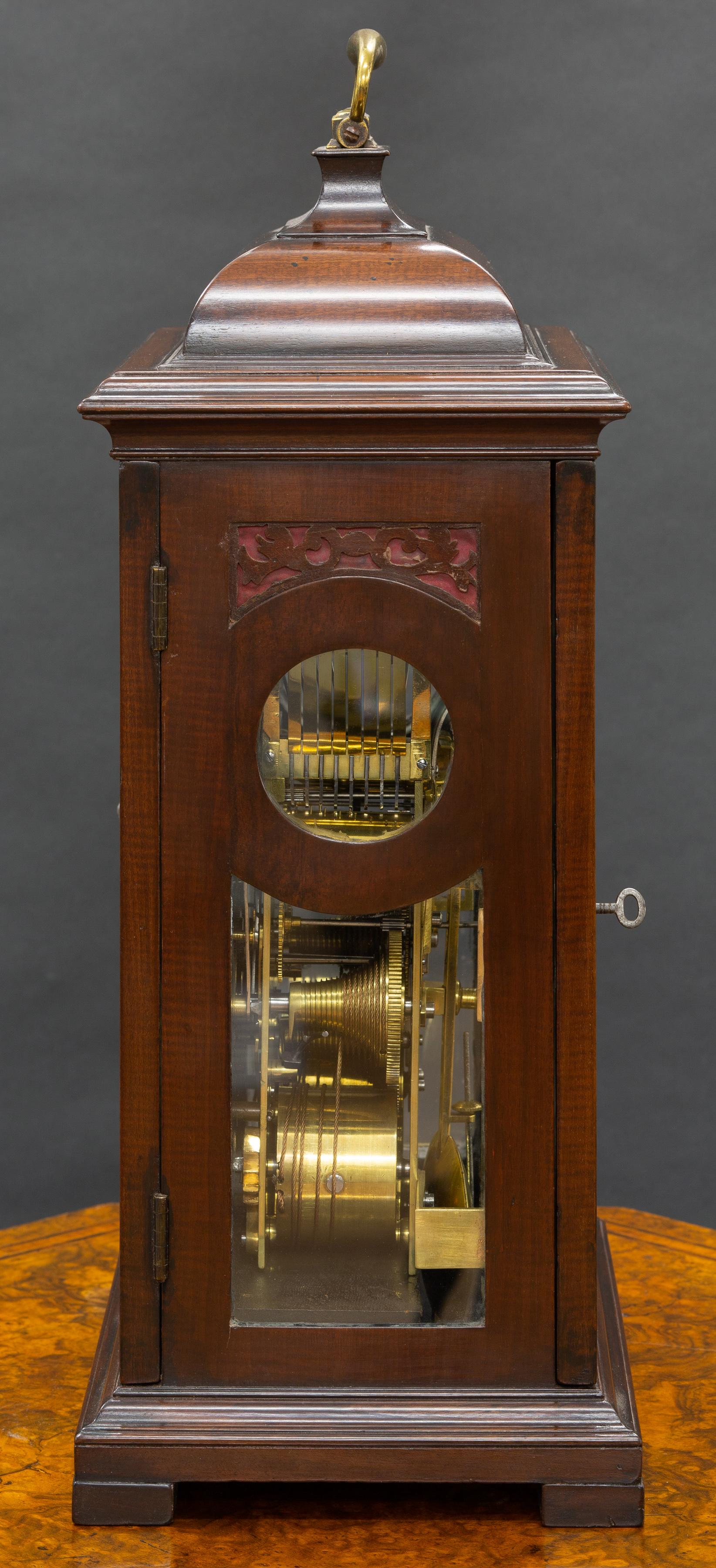 George II Quarter Chiming English Fusee Bracket Clock by John Pyke ...