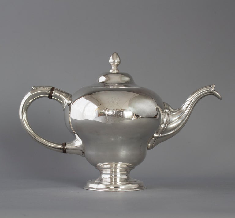 George II Scottish Silver Teapot, Edinburgh 1749 by Edward Lothian at ...