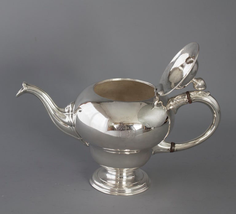 George II Scottish Silver Teapot, Edinburgh 1749 by Edward Lothian at ...