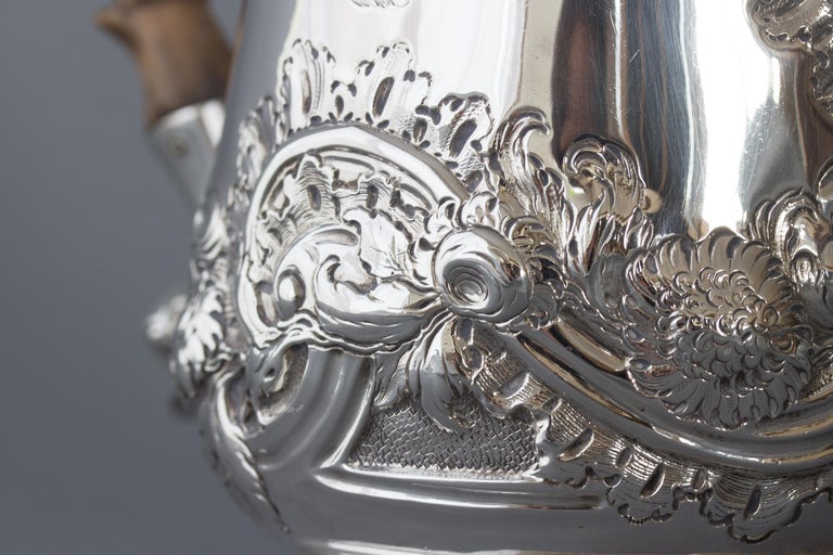 George II Silver Coffee Pot, London 1752 by Samuel Courtauld For Sale ...