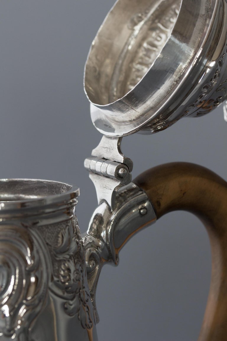 George II Silver Coffee Pot, London 1752 by Samuel Courtauld For Sale ...