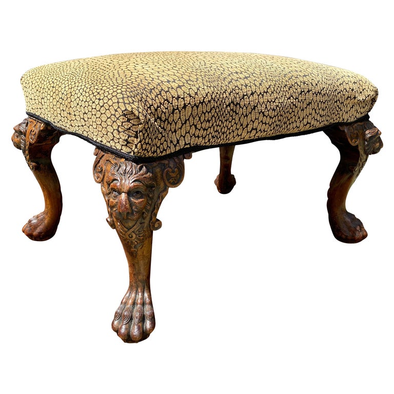 George II Style Mahogany Bench at 1stDibs
