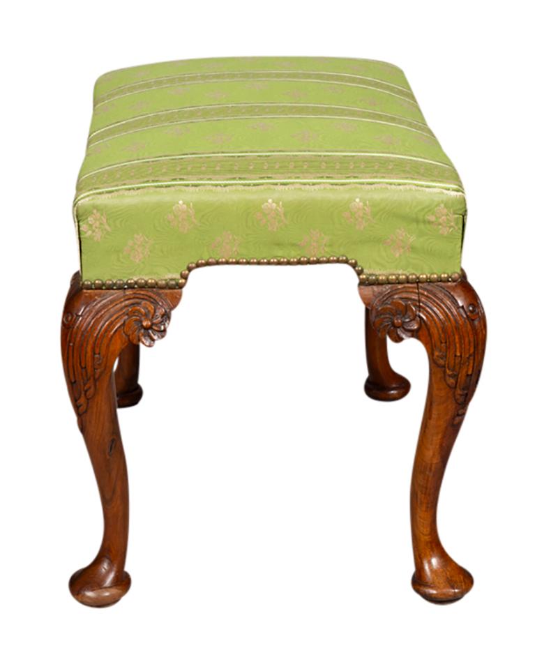 George II Style Walnut Bench For Sale at 1stDibs