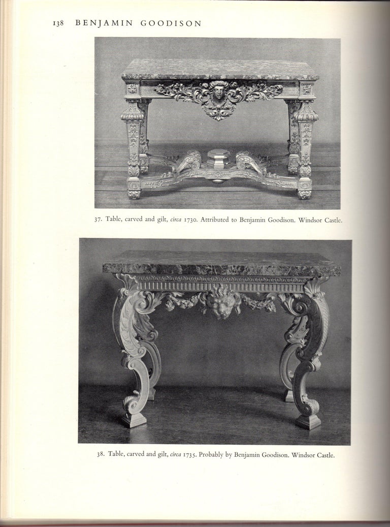 George II White and Gold Carved Console Table Attributed to Benjamin ...