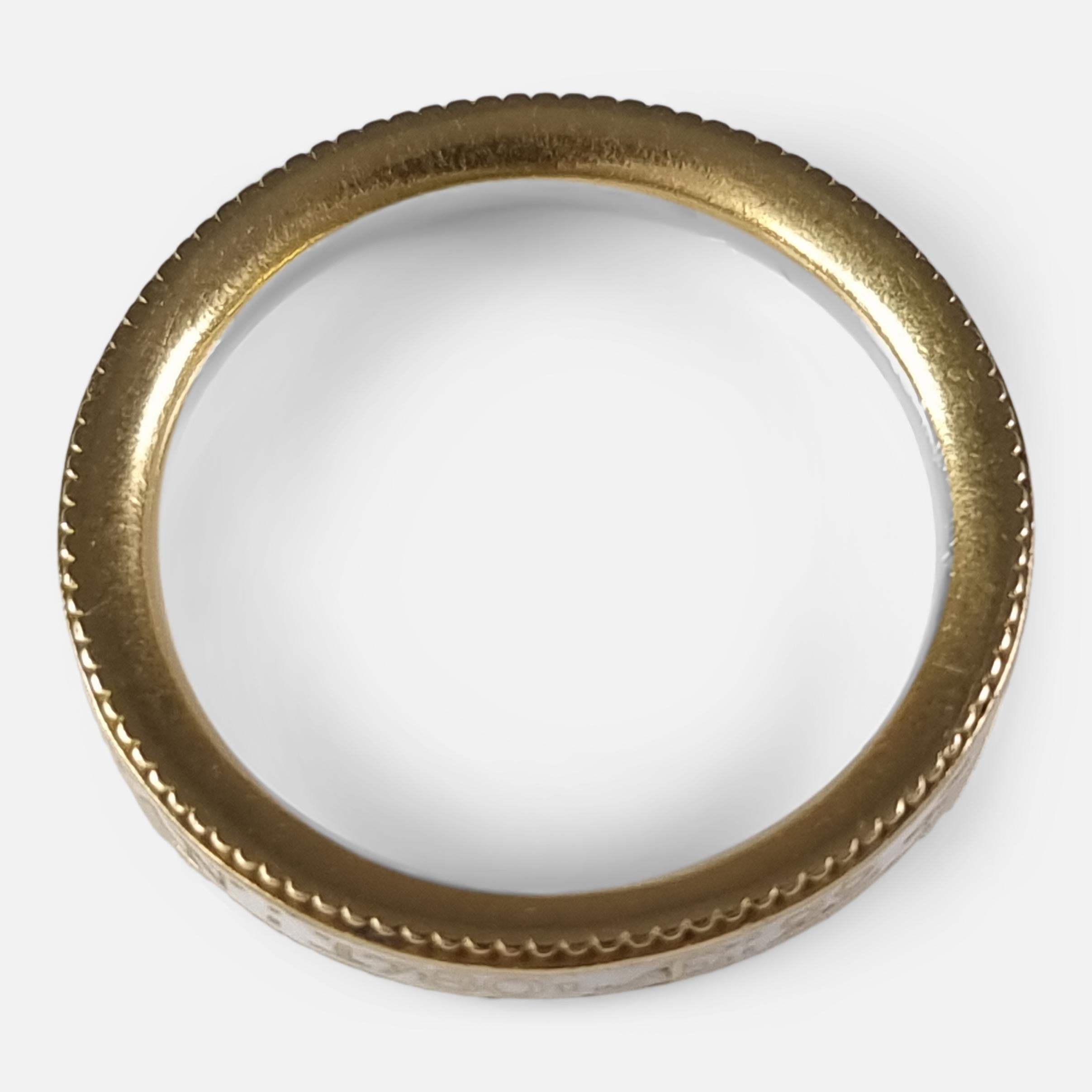 George III 18ct Gold and Enamel Memorial Ring, Circa 1780 For Sale at ...