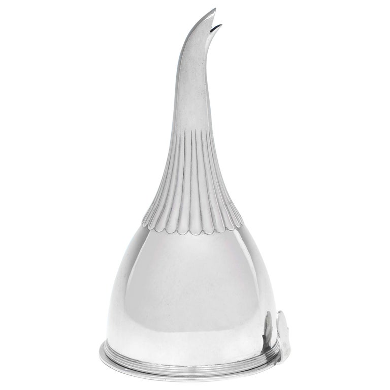 George III Antique Sterling Silver Wine Funnel by Thomas Robins, London ...