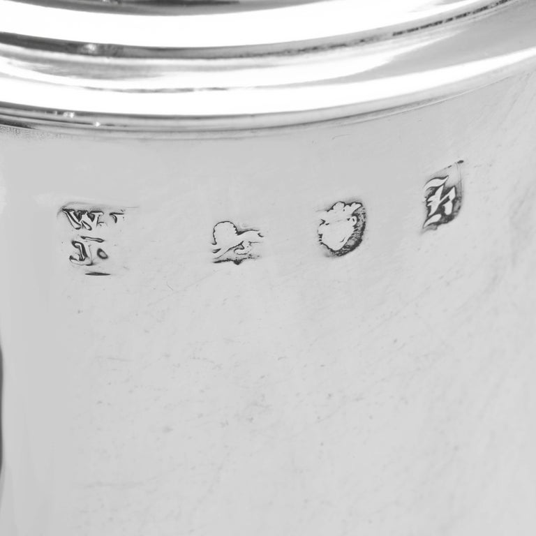 George III Baluster Shaped Sterling Silver Coffee Pot, London 1765 For ...