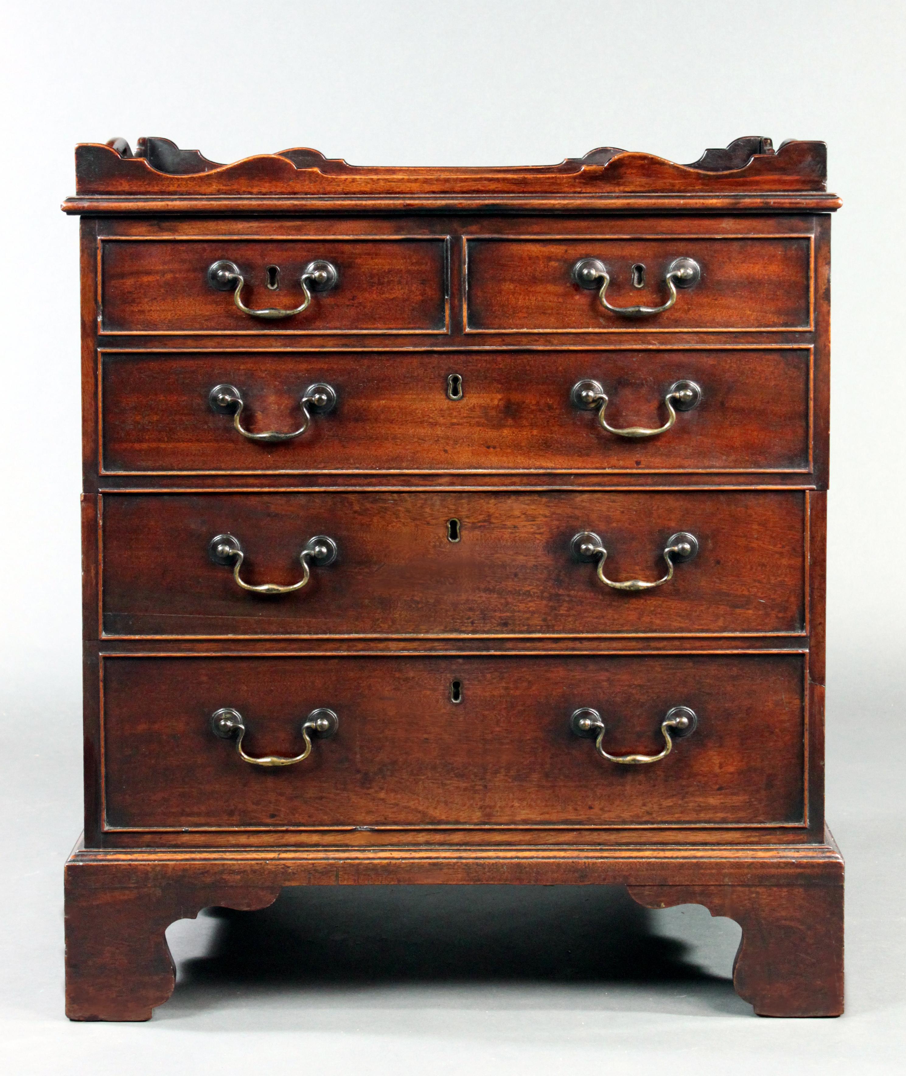 George III Chippendale Period Night Commode at 1stDibs