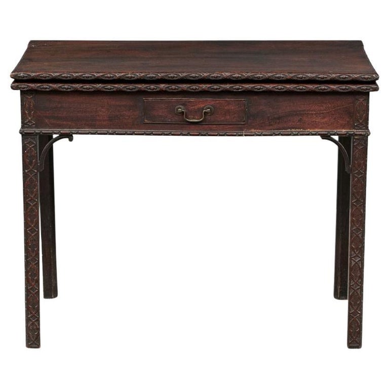 George III Chippendale Style Games Table for Restoration For Sale at ...