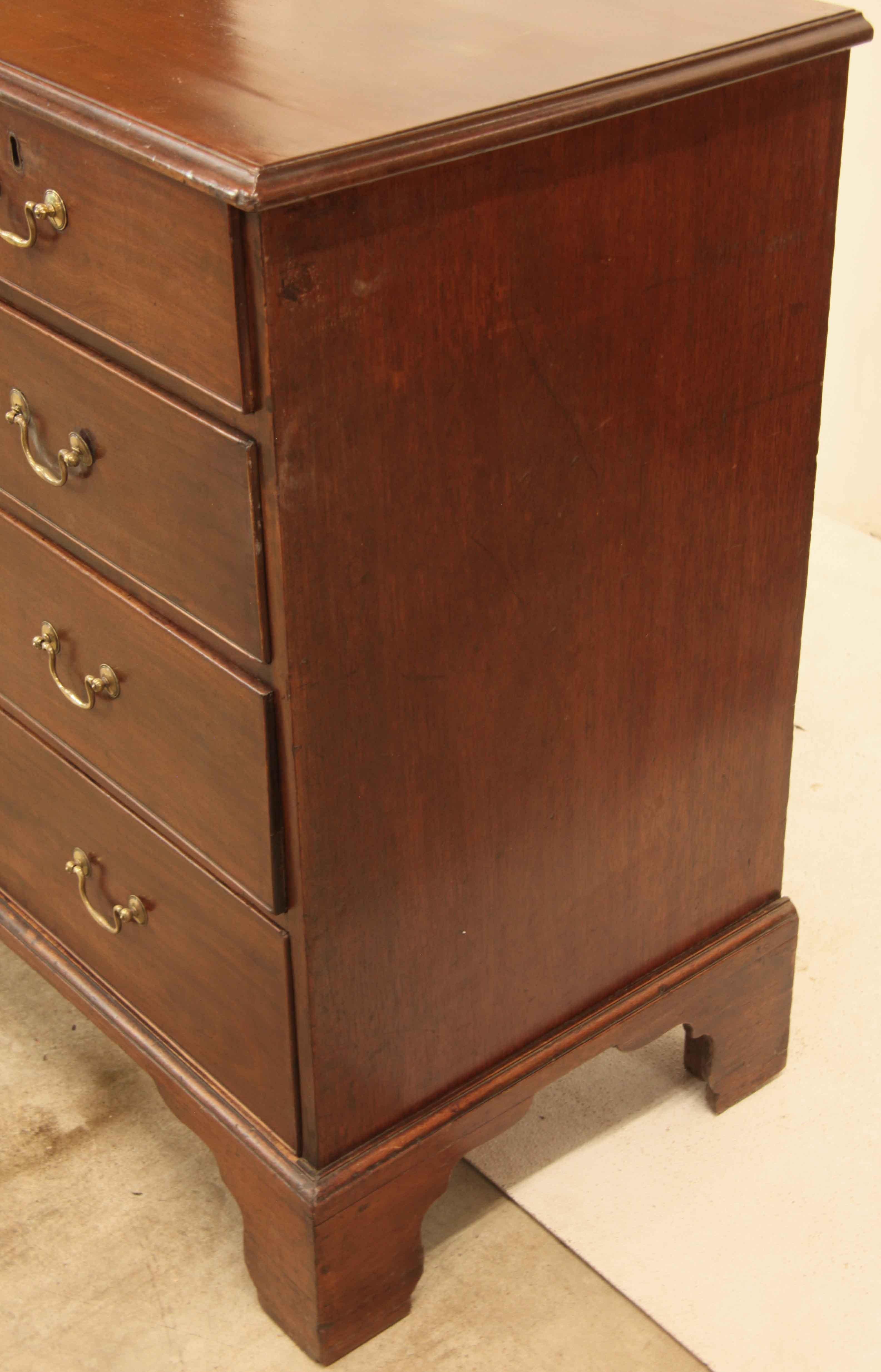 George III Five Drawer Chest For Sale at 1stDibs