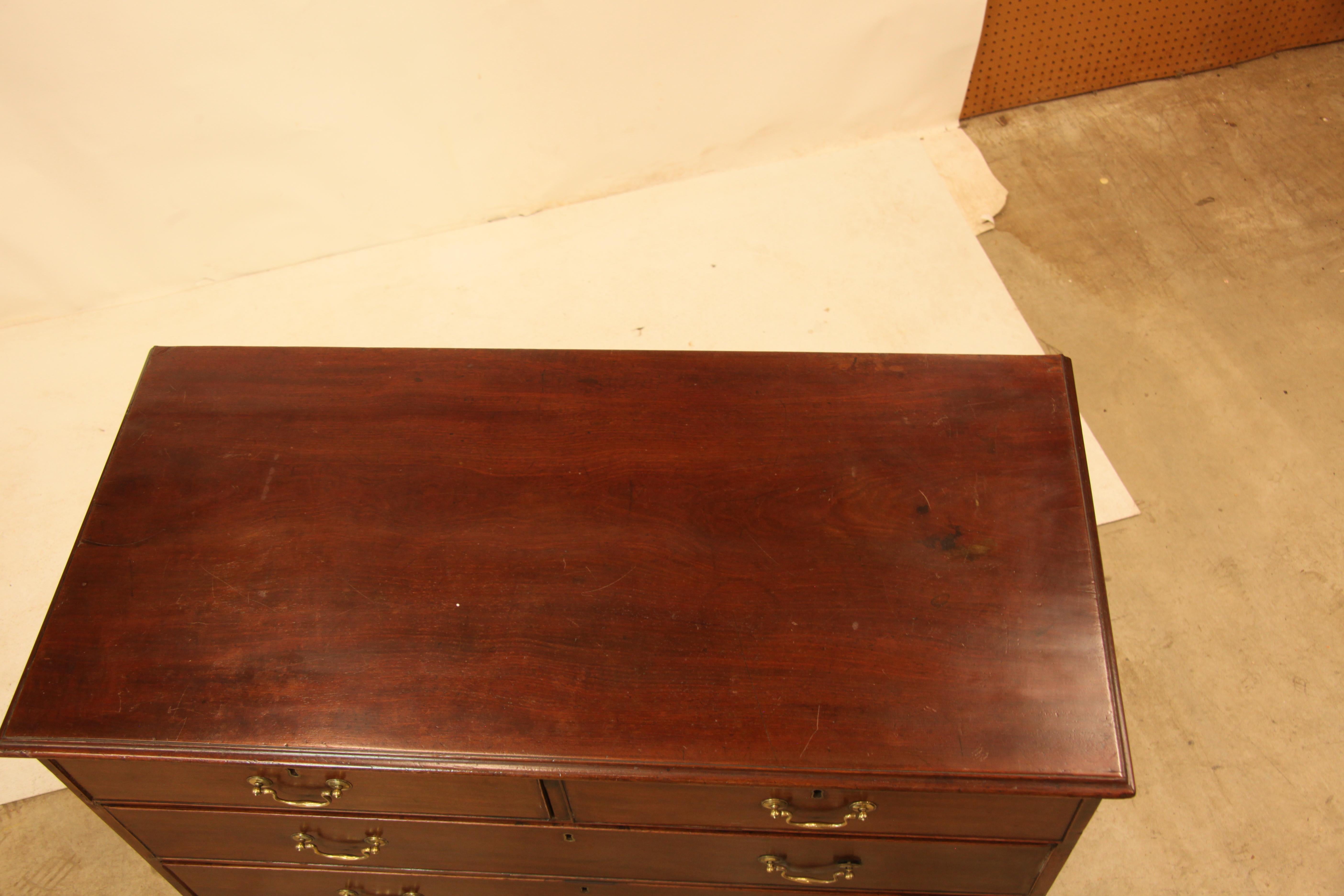 George III Five Drawer Chest For Sale at 1stDibs