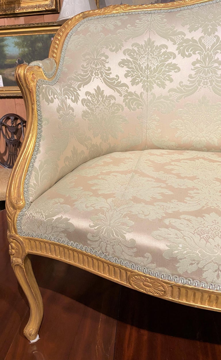 George III Giltwood Settee in the Chippendale Manner, circa 1770 For ...