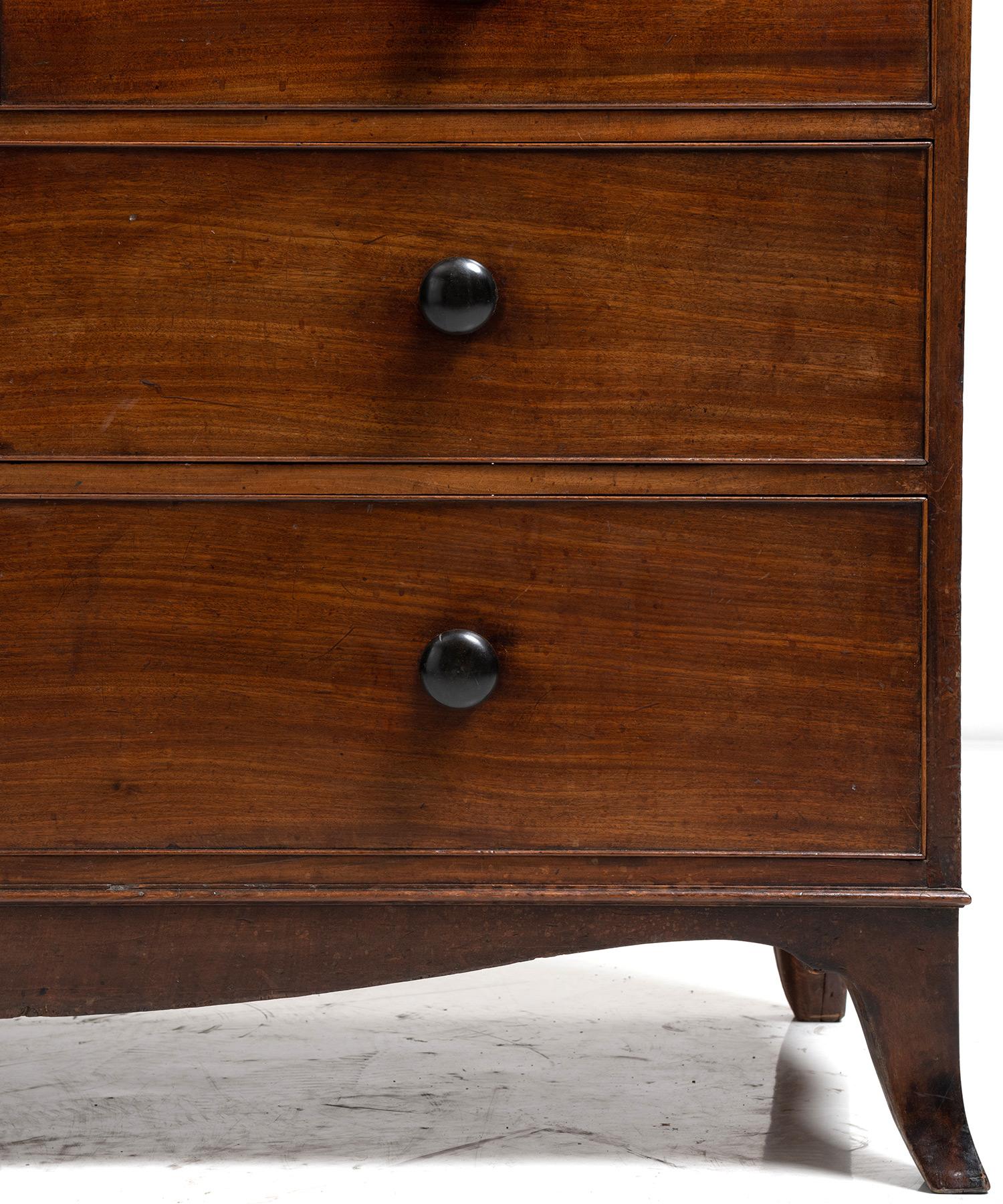 George III Linen Press, England, circa 1780 at 1stDibs