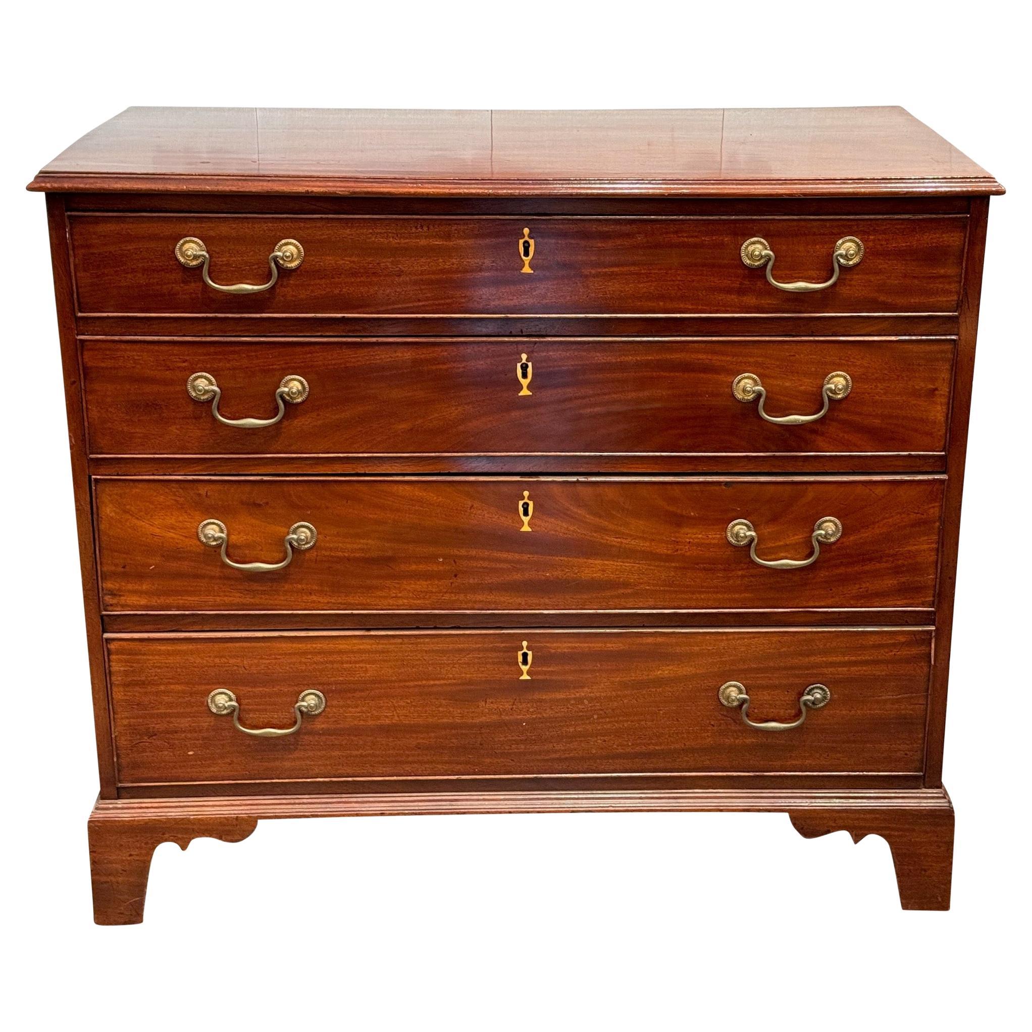 George III Mahogany 19th Century Chest For Sale at 1stDibs
