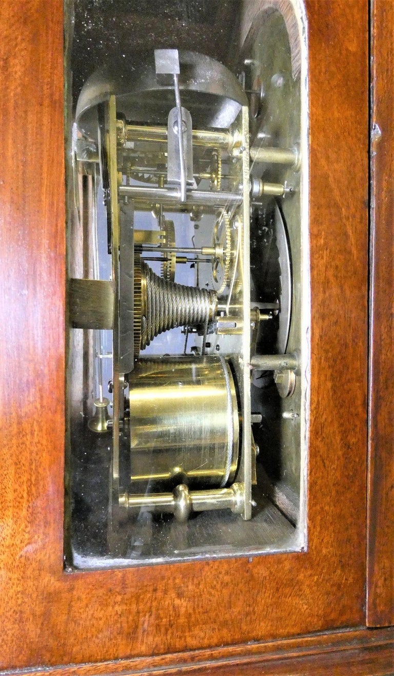 George III Mahogany Bell Top Bracket Clock by Paul Rimbault, London For ...