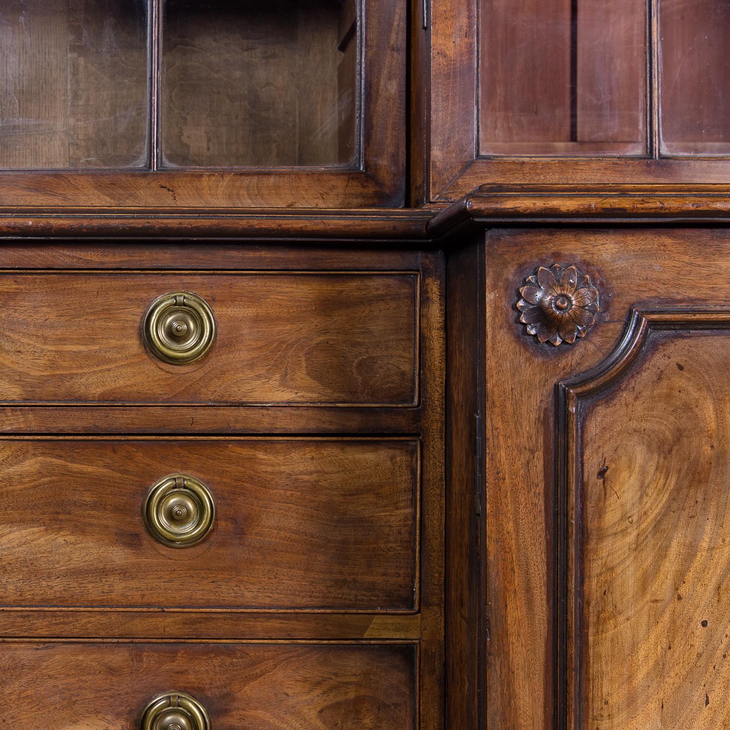 George III Mahogany Bookcase at 1stDibs