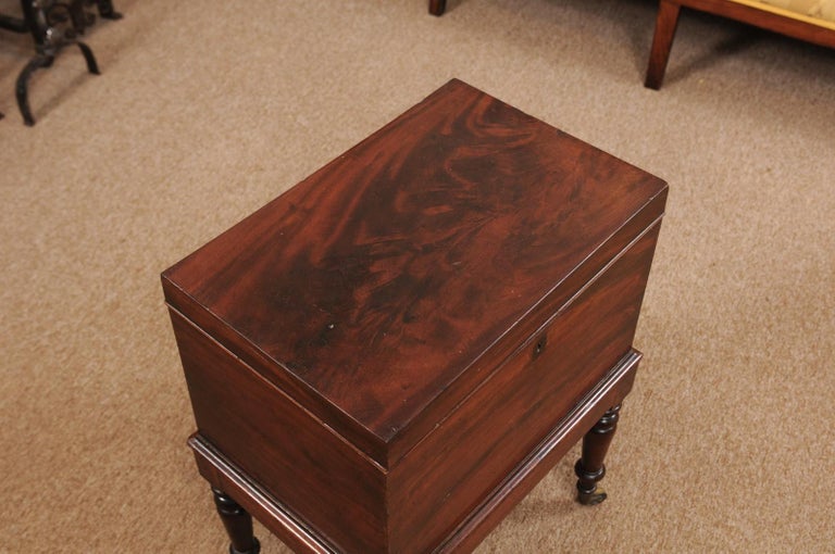George III Mahogany Cellarette on Stand, England Early 19th Century For ...