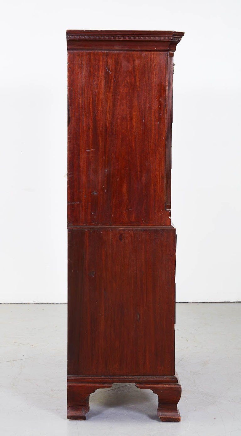 George III Mahogany Chest on Chest For Sale at 1stDibs