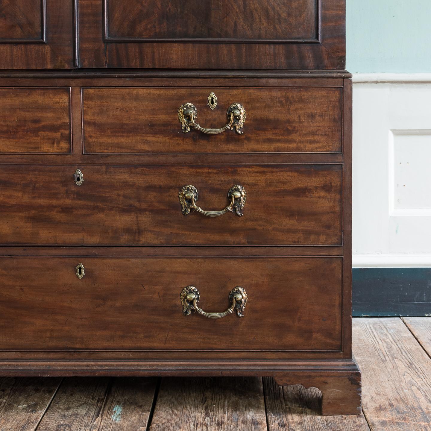 George III Mahogany Clothes Press at 1stDibs | clothespress, clothes ...