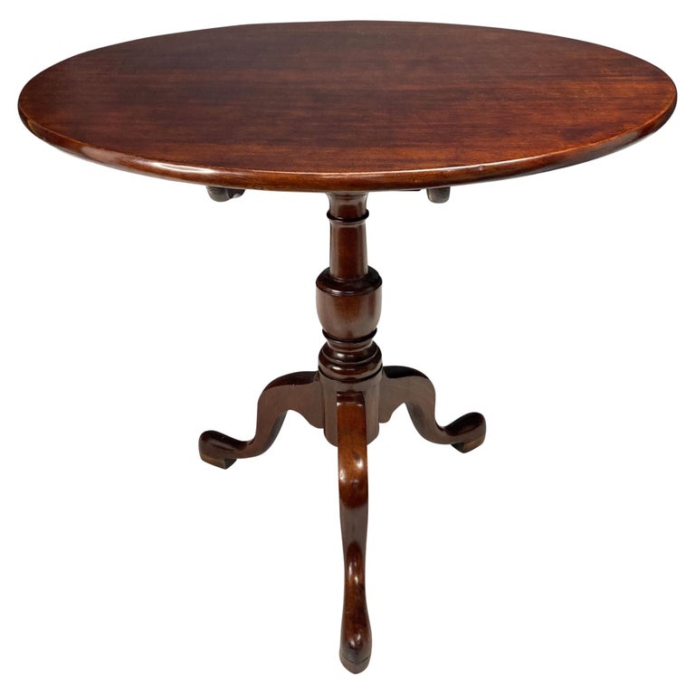 George III Mahogany Revolving Wine Table For Sale at 1stDibs