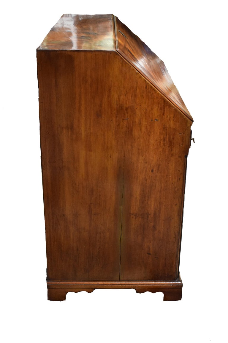 George III Mahogany Slant Front Desk at 1stDibs