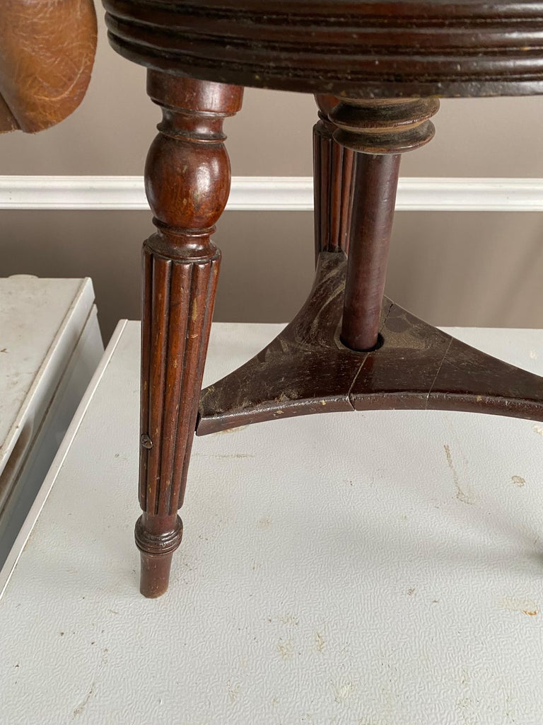 George III Mahogany Stool, circa 1810 For Sale at 1stDibs