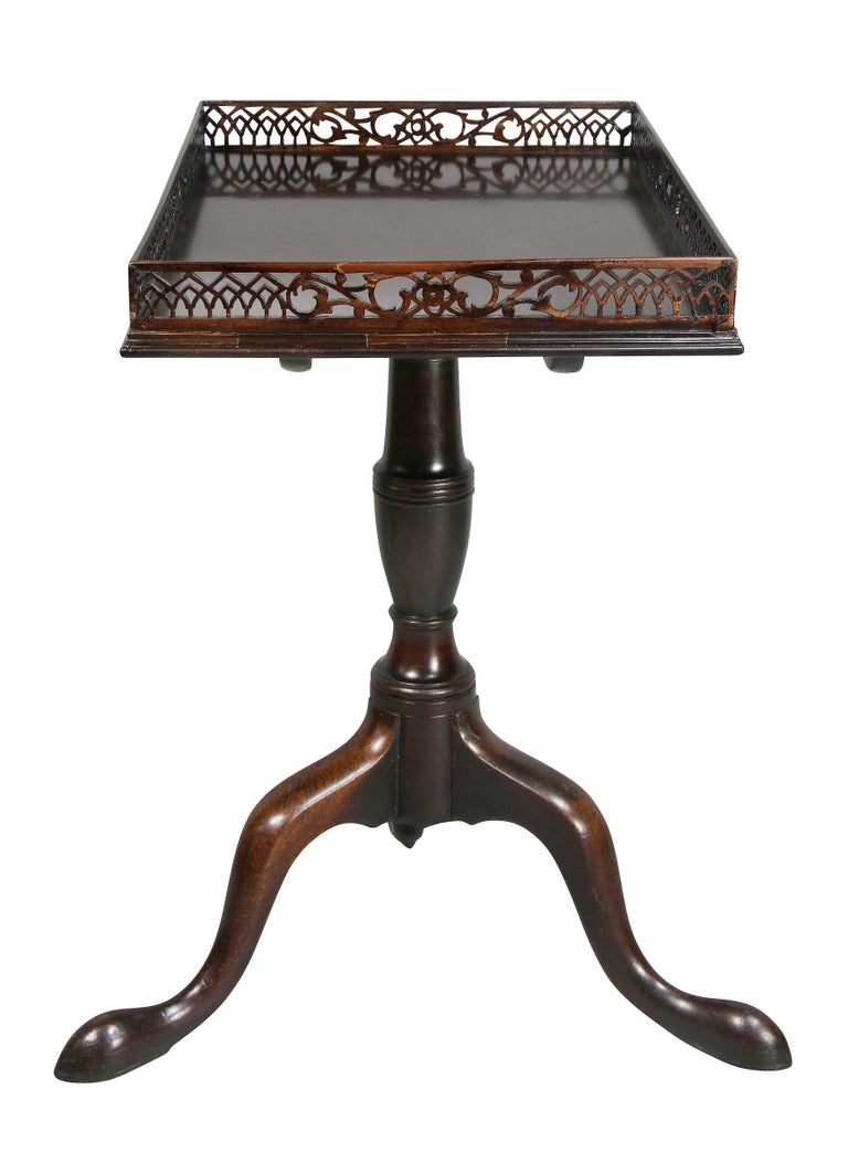 George III Mahogany Tea Table at 1stDibs
