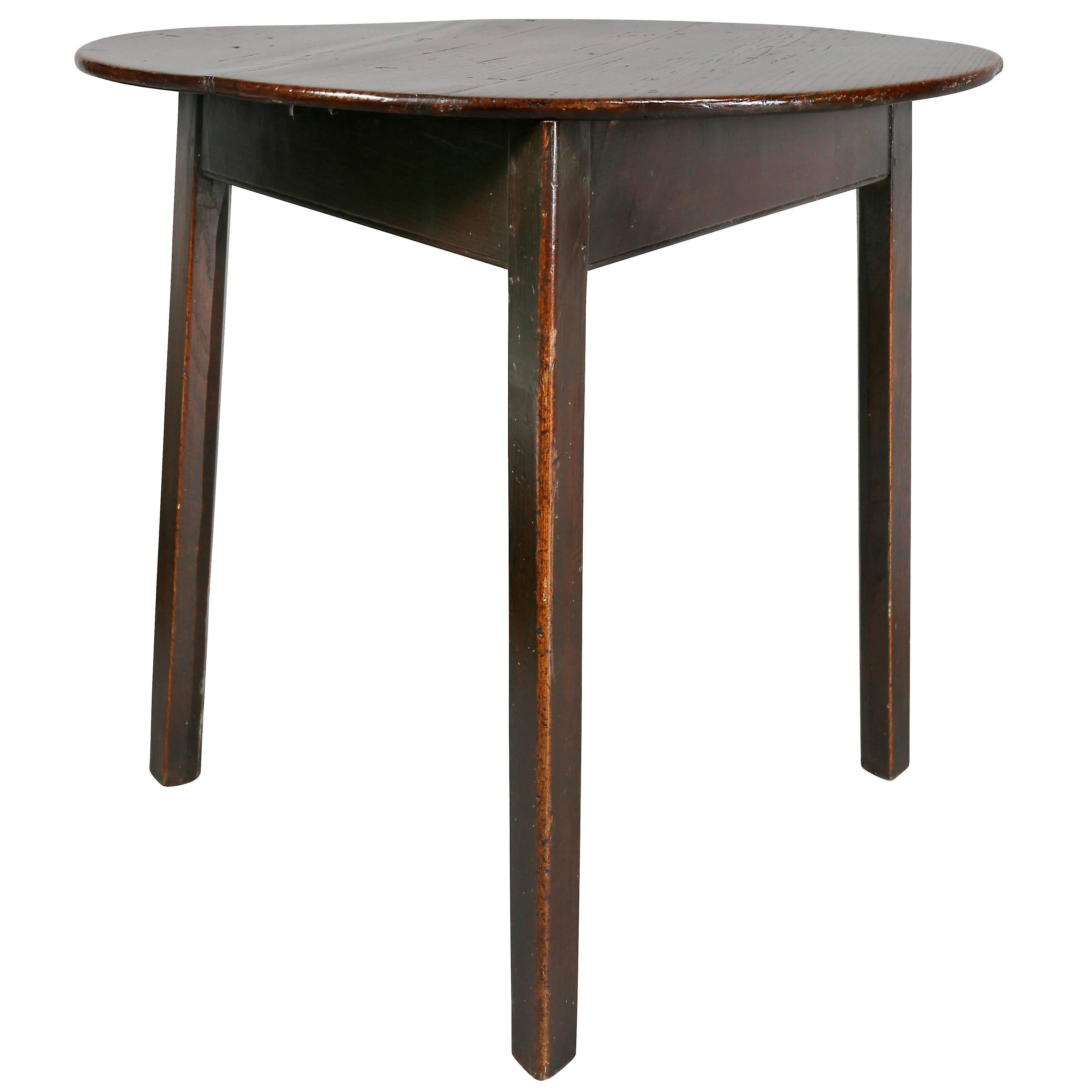George III Oak Cricket Table at 1stDibs