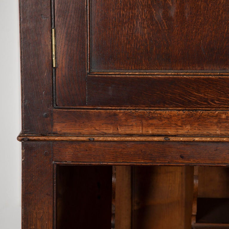 George III Oak Secretaire Estate Cabinet For Sale at 1stDibs