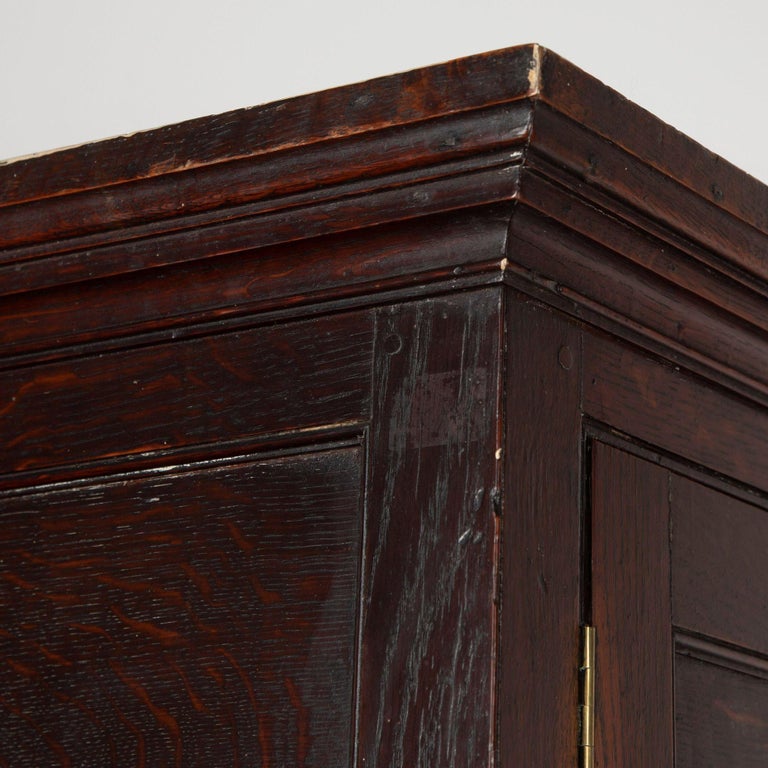 George III Oak Secretaire Estate Cabinet For Sale at 1stDibs