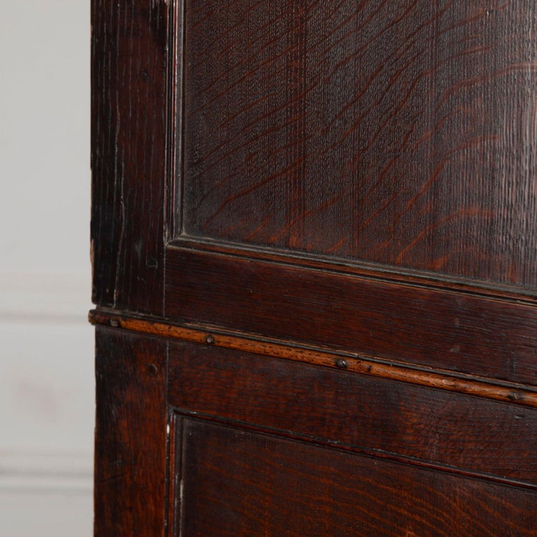 George III Oak Secretaire Estate Cabinet For Sale at 1stDibs