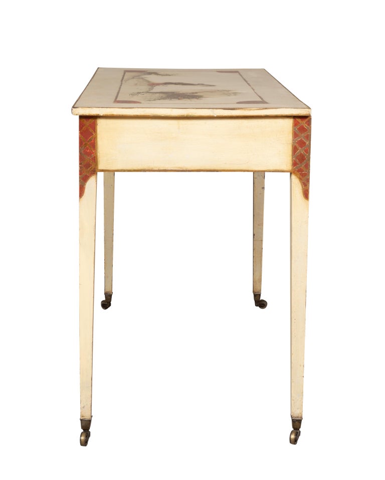 George III Painted Side Table For Sale at 1stDibs